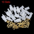 10 Sets 2.8mm 2 Pin Electrical Wire Connector Male Female Terminal ...