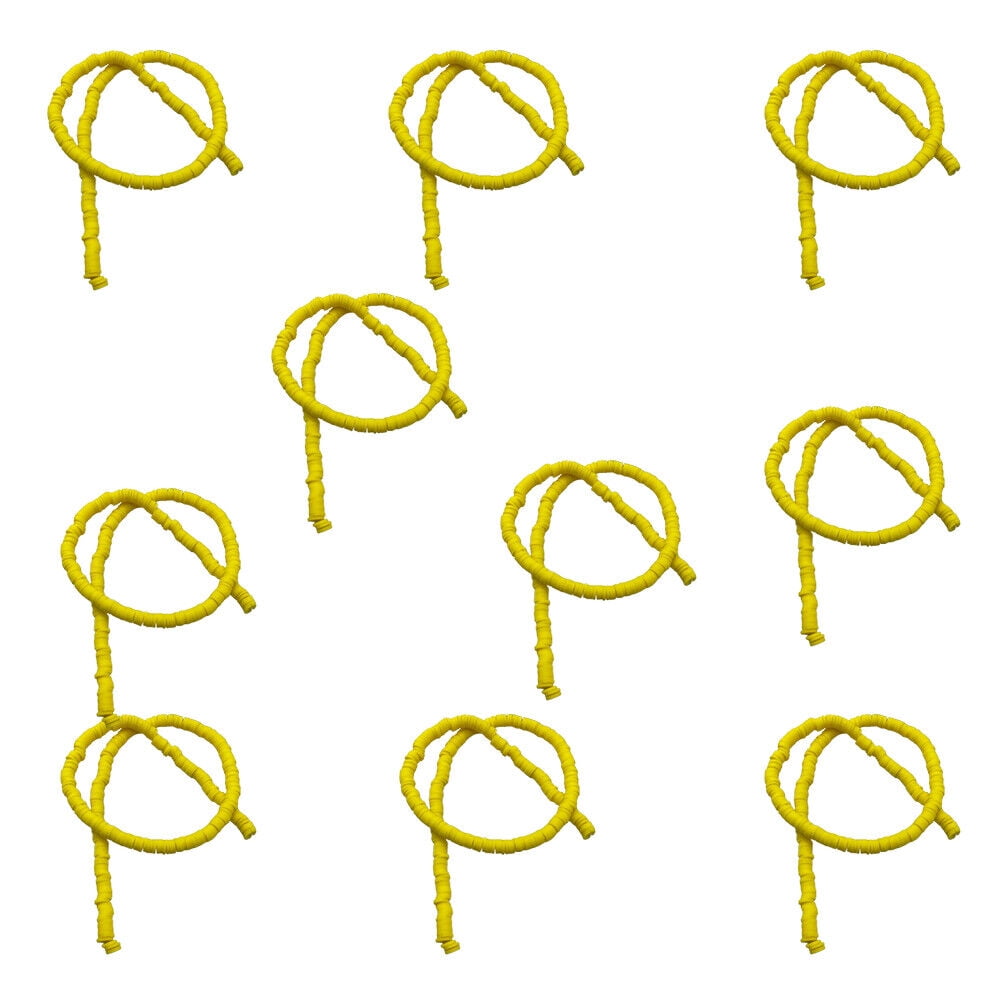 US 10 Strands 6mm Heishi Beads Clay Disc Flat Vinyl Chip Spacer Bead ...