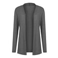 Dyegold Lightweight Cardigans For Women Plus Size Open Front Solid Color Sweaters Cardigan