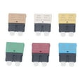 6Pcs Automatic Reset Blade Fuse Assortment Kit E37 ATM Mini Circuit ...