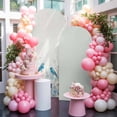 6FT Arch Backdrop Covers, Blue Flowers Wedding Arch Cover Stretchy ...