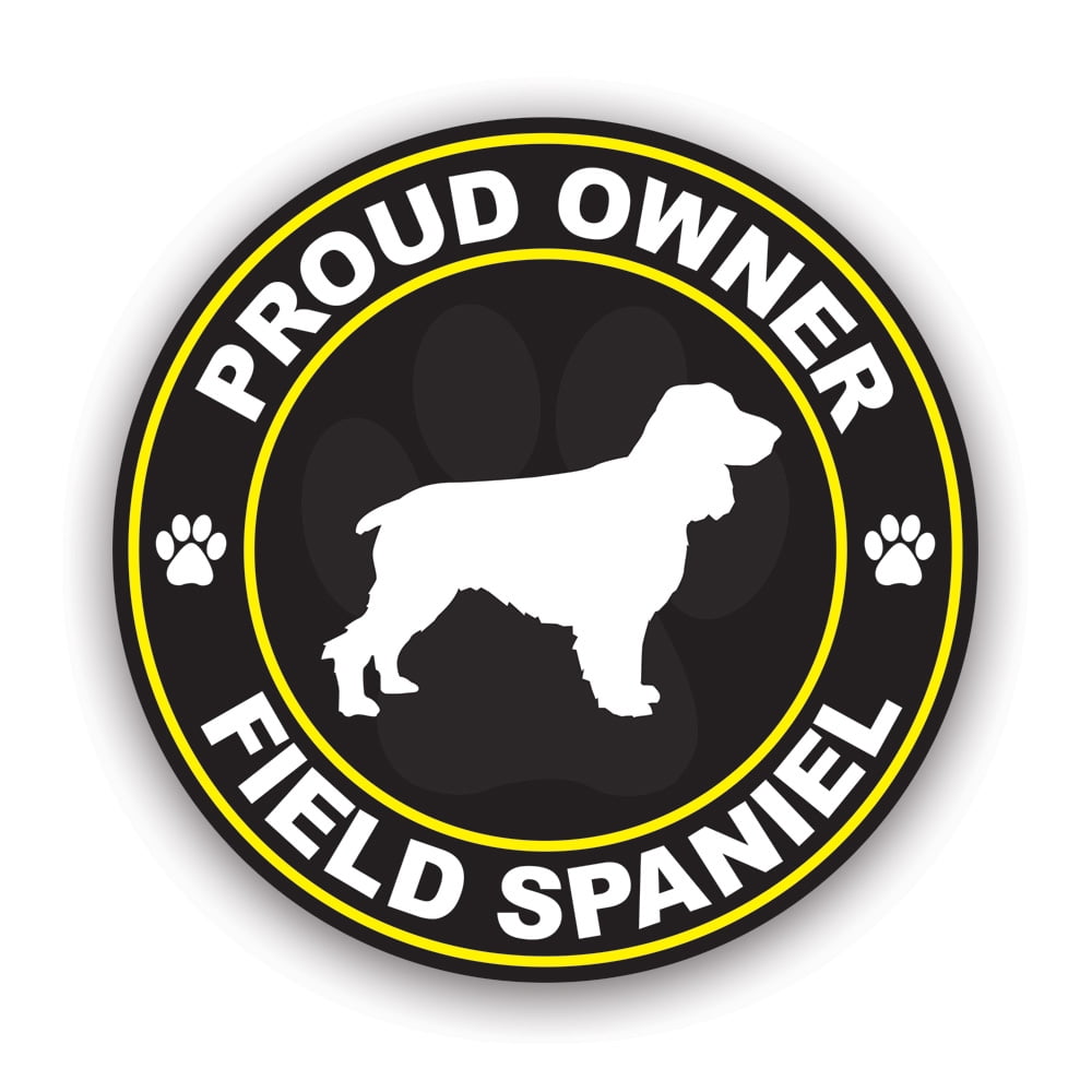 Proud Owner Field Spaniel Sticker Decal - Self Adhesive Vinyl ...