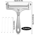 Cheese Cutter, Stainless Steel Cheese Slicer with 4pcs Extra Wires ...