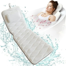 Bath Pillow for Tub Extra Large Size Pillow Bath Cushion for Bathtub Hot Tub Jacuzzi Home Spa Non slip Luxury Support for Head Neck Back and Shoulders Strong Suction Cups Walmart
