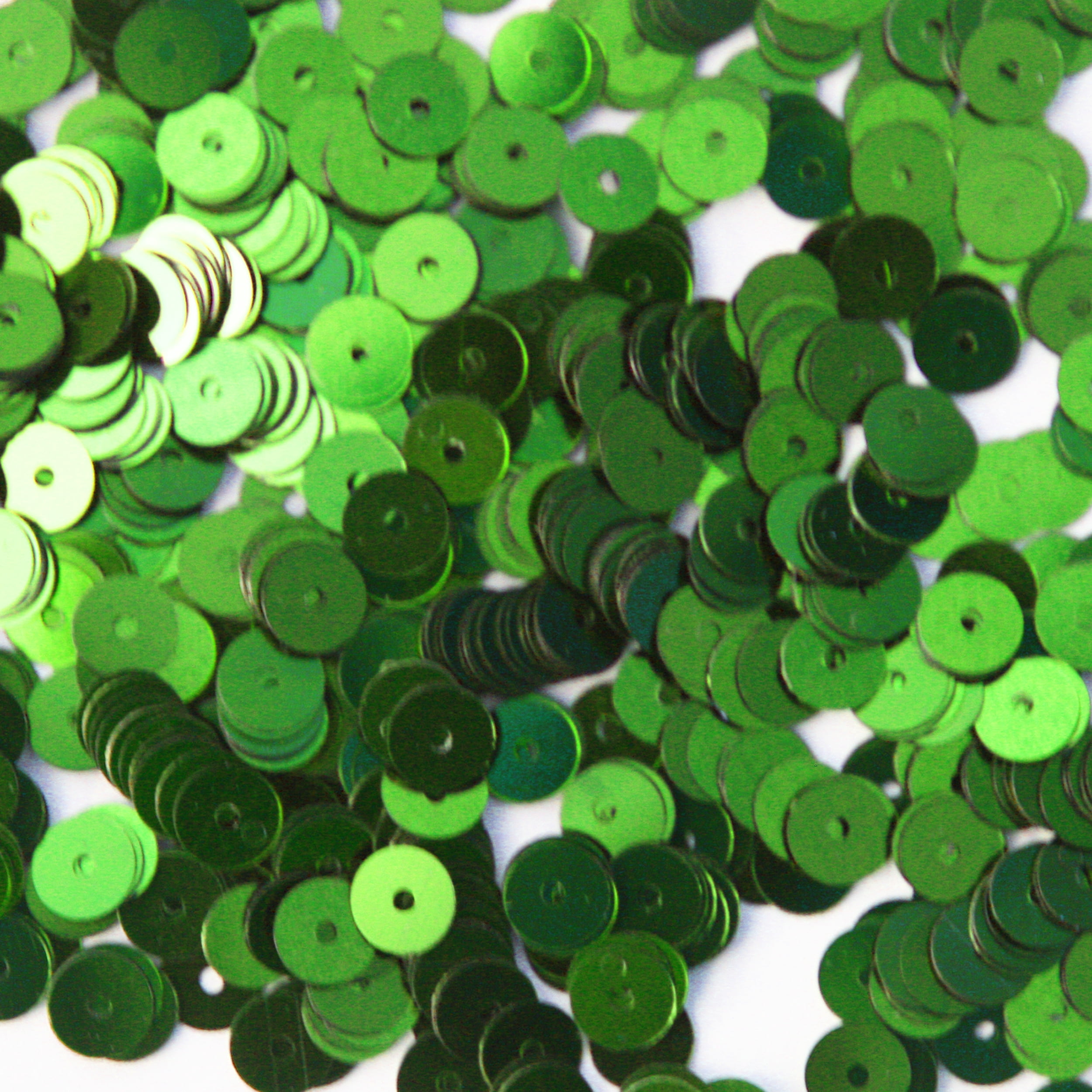 Lime Green Sequins 6mm Shiny Metallic Made in USA - Walmart.com