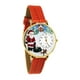 Christmas Santa Claus Watch in Gold (Large) - Walmart.com