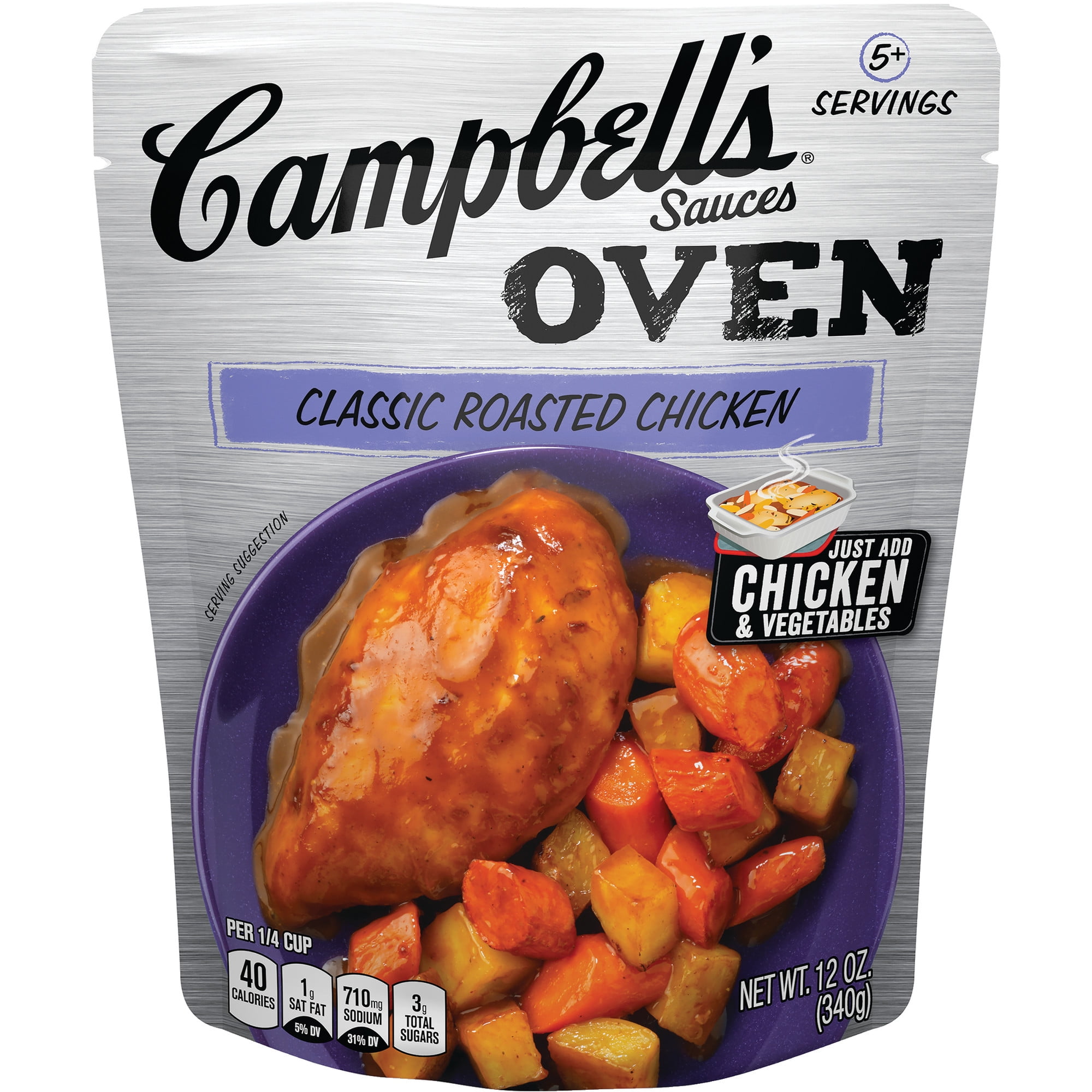 Campbells Oven Sauces Classic Roasted Chicken 12 Oz