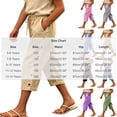 biudgviw Boys Girls Capri Pants Kids Casual Drawstring Elastic Waist ...