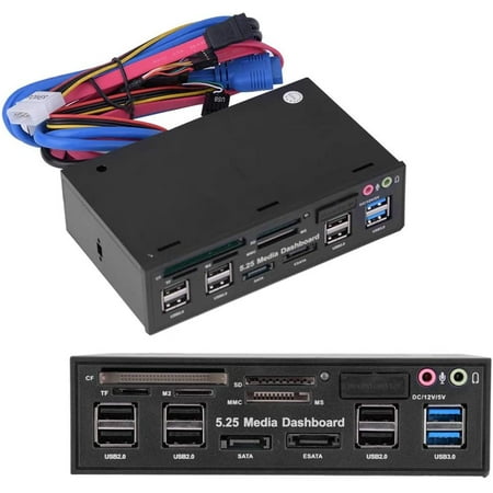 Internal Card Reader, 5.25inch Media Dashboard Front Panel Audio, All ...