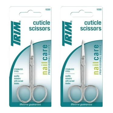 TRIM Nail Care Stainless Steel Curved Finger Cuticle Scissors for ...