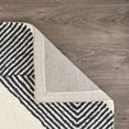 LR Home Geometric Groove Ivory 9x12 Indoor Area Rug - Walmart.com