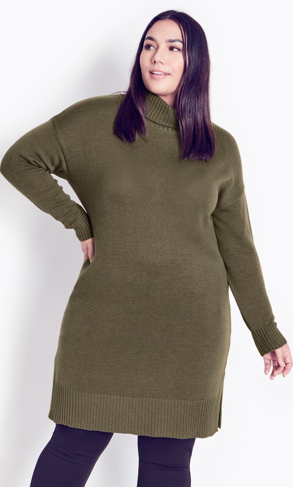 Arna York Womens Plus Size Allegra Tunic Top Sweater - Walmart.com