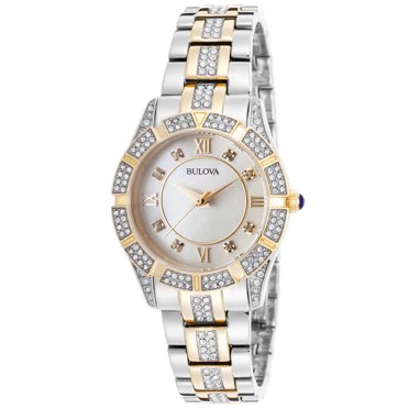 Bulova Women's Surveyor Stainless Steel Blue Dial Watch 96M157 ...