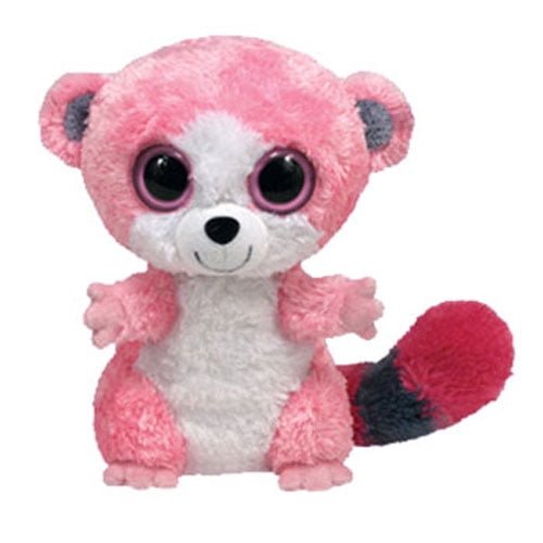 TY Beanie Boos - BUBBLEGUM the Lemur (Solid Eye Color) (Medium Size - 9 ...