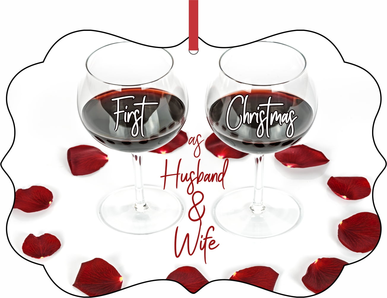 Ornament Just Married First Christmas As Husband And Wife Elegant ornament-just-married-first-christmas-as-husband-and-wife-elegant