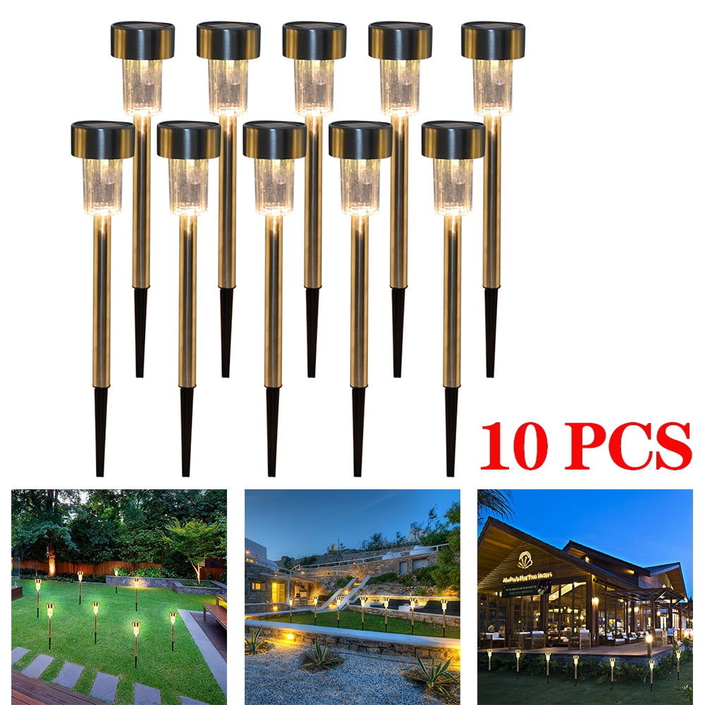 Solar Lights Outdoor ,Stainless Steel LED Landscape Lighting Solar ...