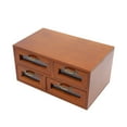 Brown Vintage Wooden Storage Box, Wooden Multi Drawer Storage Organizer ...