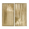 Elysia Gold Abstract Metal Wall Art Set 31 - Walmart.com