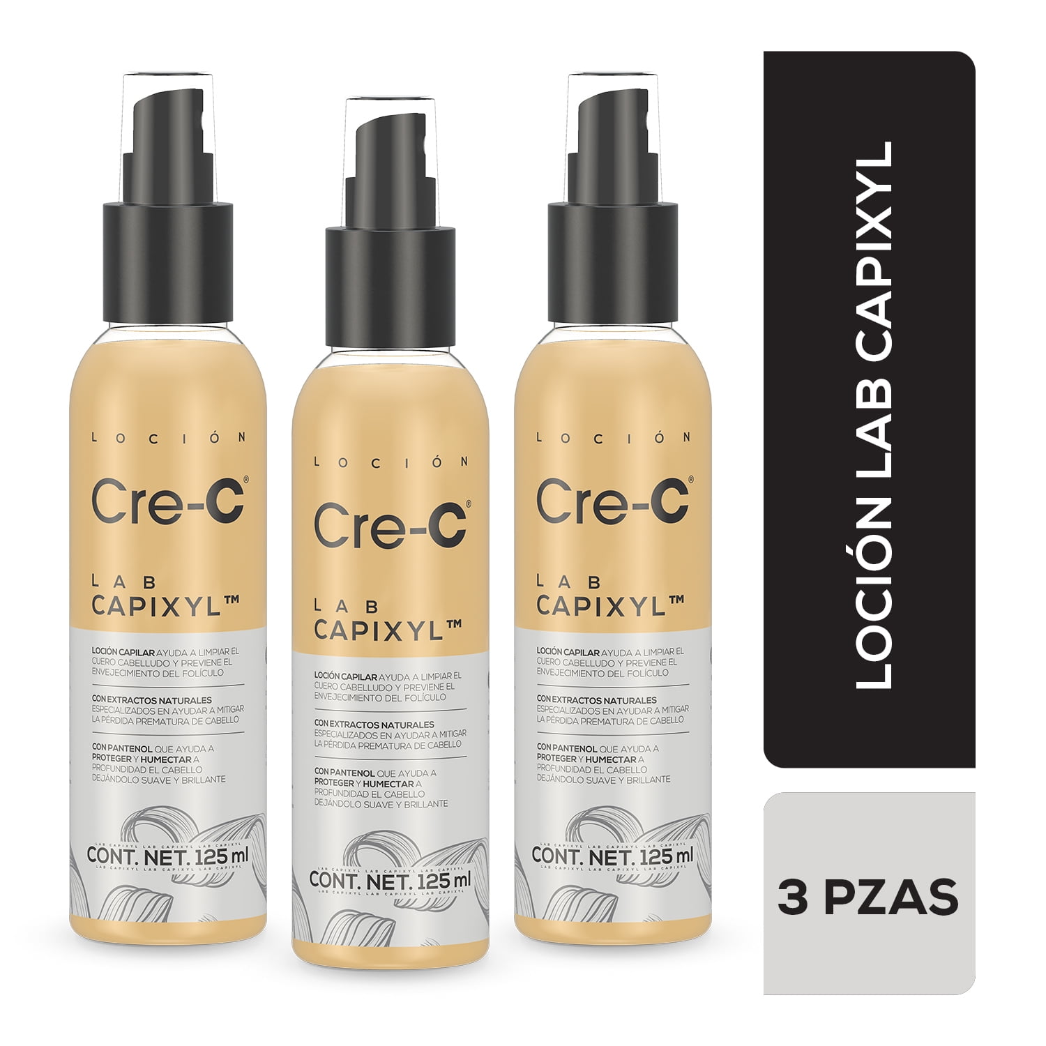 3 Pack Loción capilar Cre-C® Lab Capixyl™ | Walmart en línea