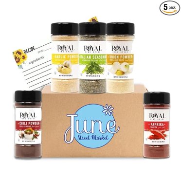 Spice Supreme Basic Seasoning Starter 5 Piece Gift Set | Italian ...