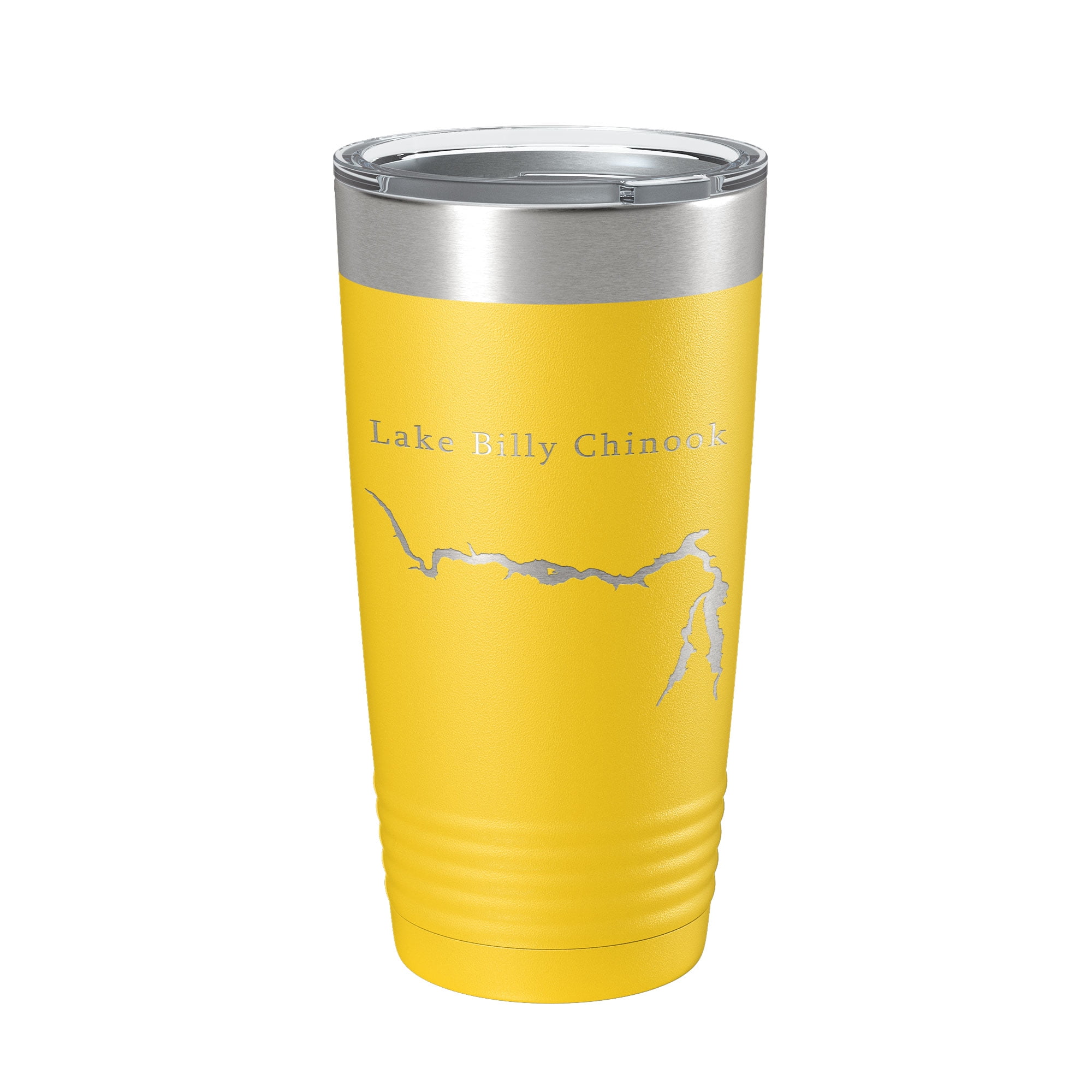 Lake Billy Chinook Map Tumbler Travel Mug Insulated Laser Engraved ...