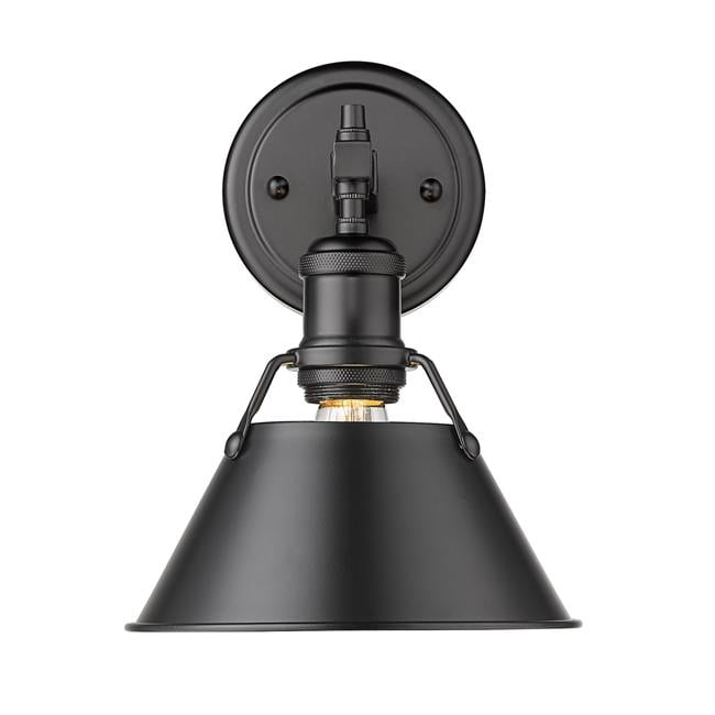 Click here for Golden Lighting 3306-Ba1 Blk-Blk Orwell 1 Light Ba... prices