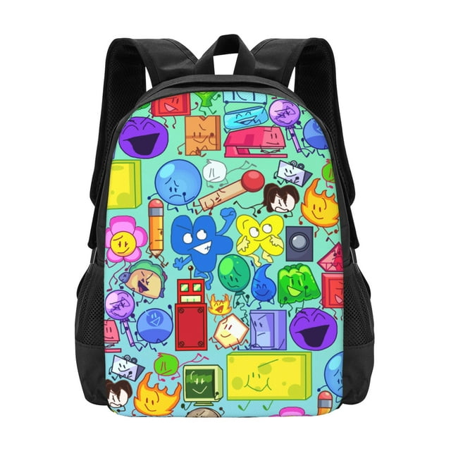 Battle For Dream Island Bfdi Backpack Laptop Knapsack Student Travel ...