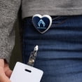 Aquaman Ice Emblem Heart Lanyard Retractable Reel Badge ID Card Holder ...