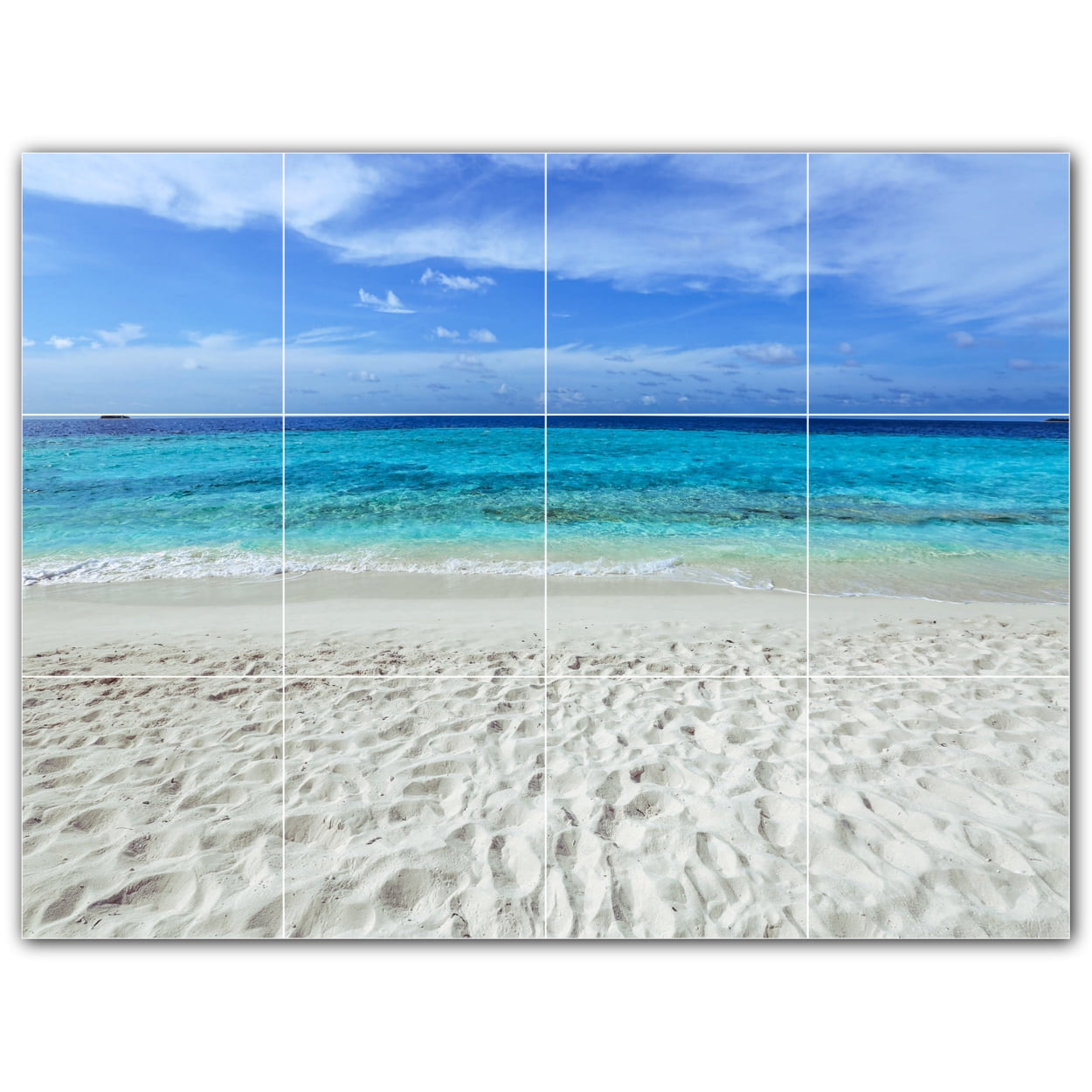 Picture-Tiles.com: Beach Ceramic Tile Wall Mural WAL500104-43L. 32"W x ...