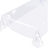 Home Must Haves Clear Plastic Table Cover Tablecloth Protector ...