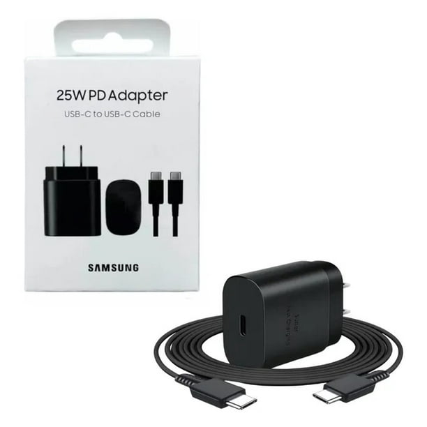 Cargador Samsung Carga Super Rapida Tipo C 25w Color Negro | Walmart en línea