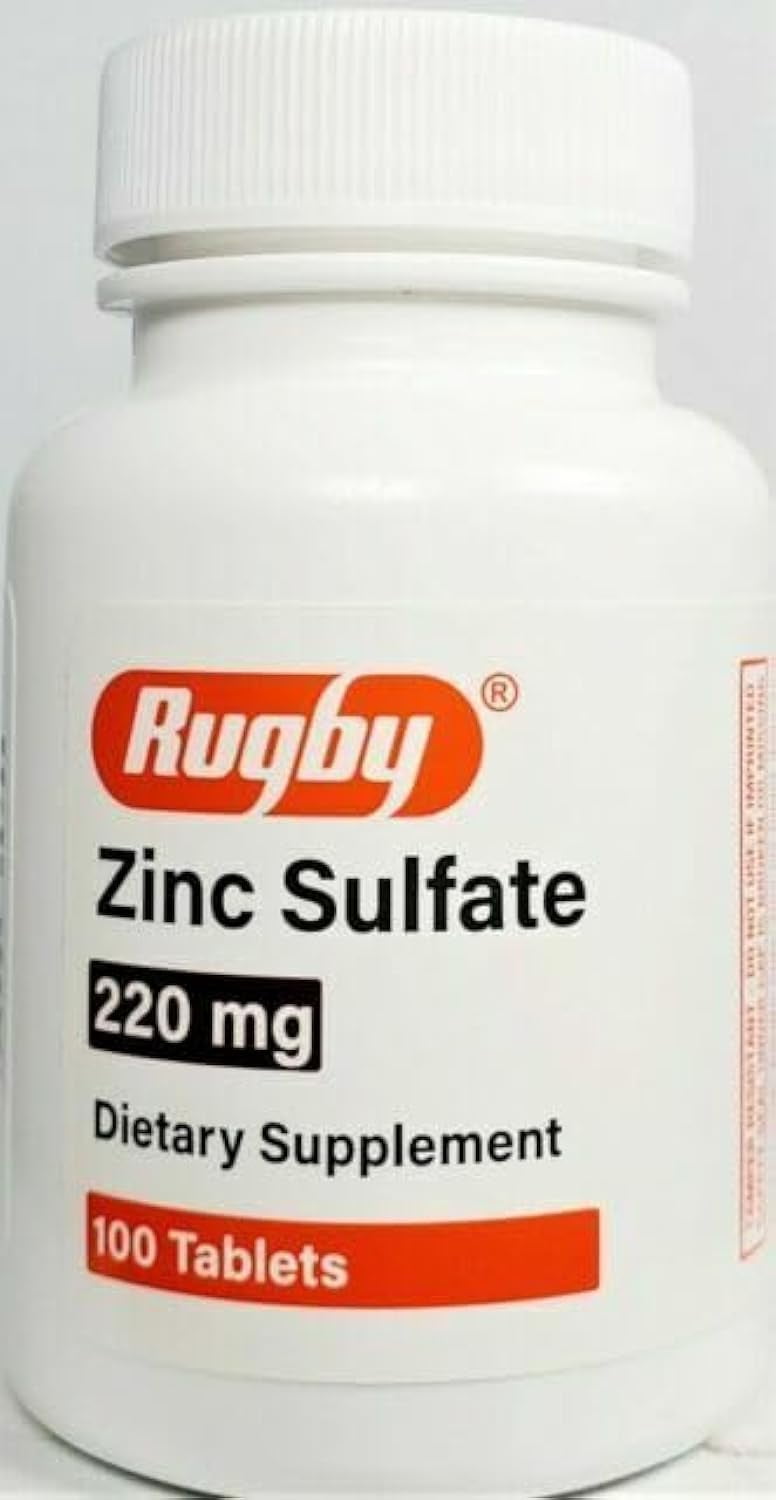 Suplemento Rugby: sulfato de zinc, 220 mg, comprimidos, 100 unidades ...