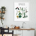 Stupell Industries Spices Identification Chart White Framed Giclee Art ...