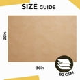 Brown Packing Paper for Moving - 480 Kraft Paper Sheets - Size Total ...