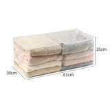 Trayknick Large Capacity Clear Sweater Storage Bag - Waterproof Bed ...