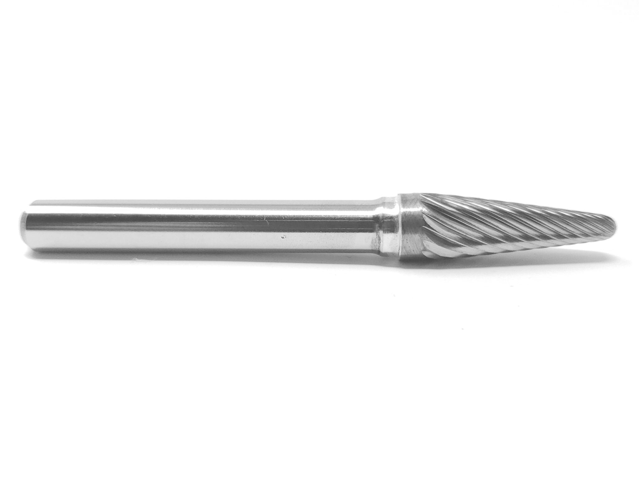 SL-2 Single Cut 14 Degree Taper Radius End 5/16" x 7/8" Carbide Burr ...