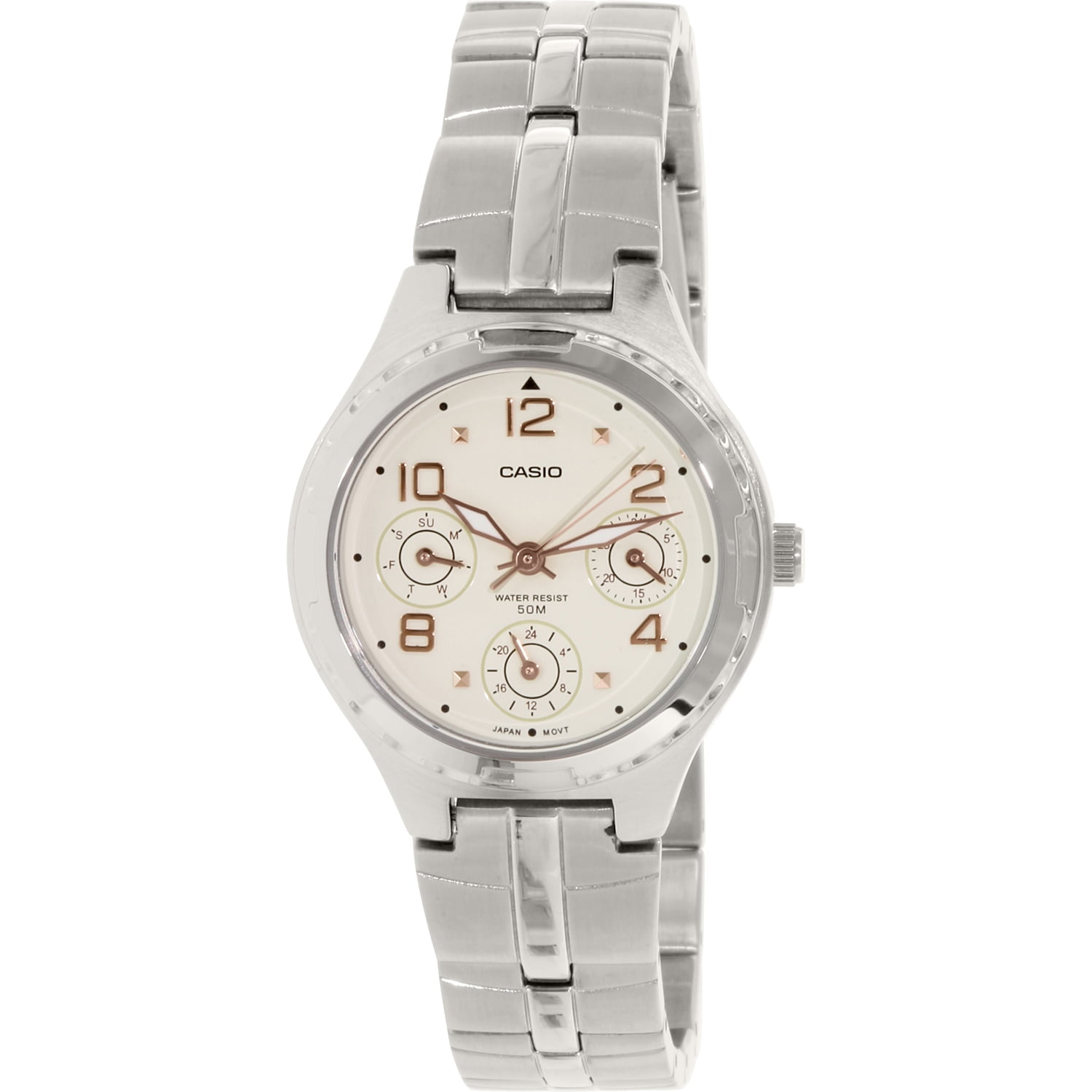 Women's Core LTP2064A-7A3V Silver Stainless-Steel Quartz Fashion Watch ...