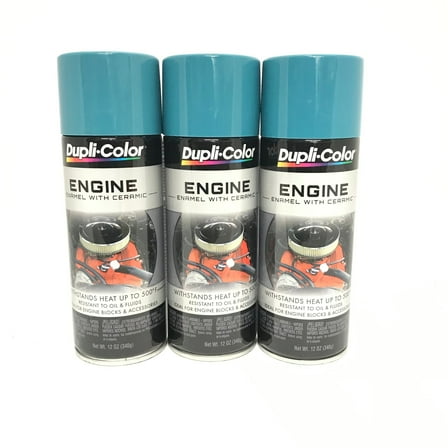 Duplicolor DE1641-3 PACK Engine Enamel with Ceramic Grabber Green color ...