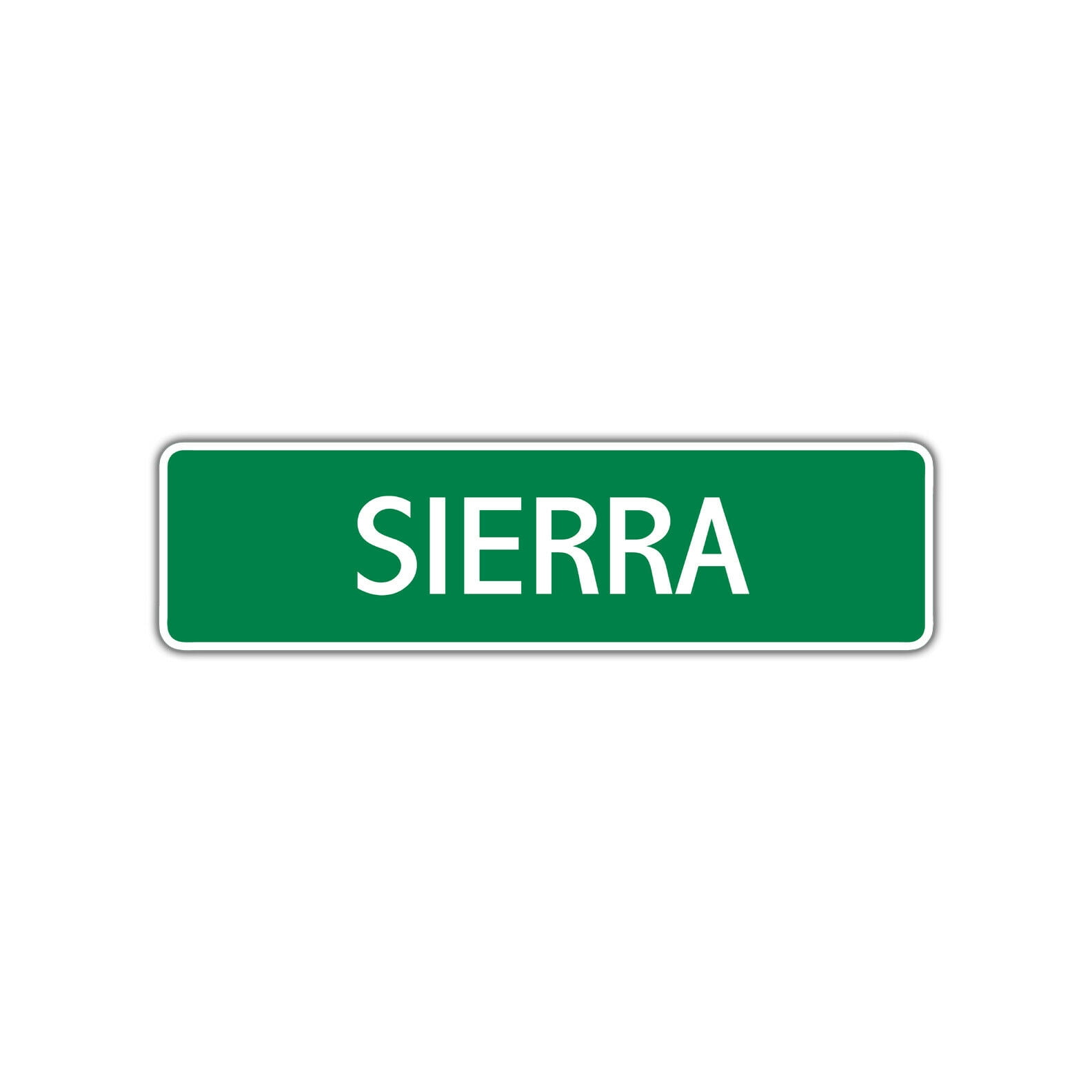 Sierra Girls Children Name Indoor Outdoor Unique Letter Printed Label ...