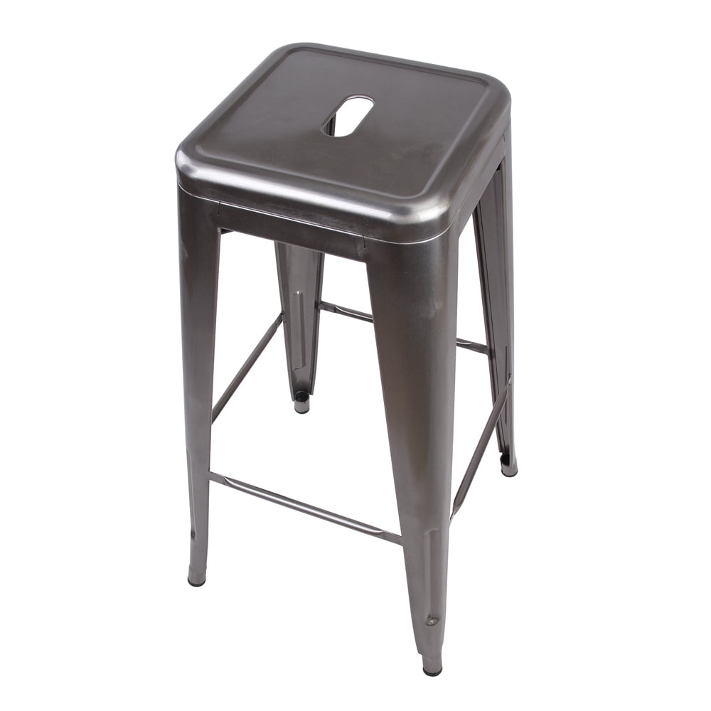 GIA Design Group 30 Inch Stackable Tolix Style Backless Metal Stool ...