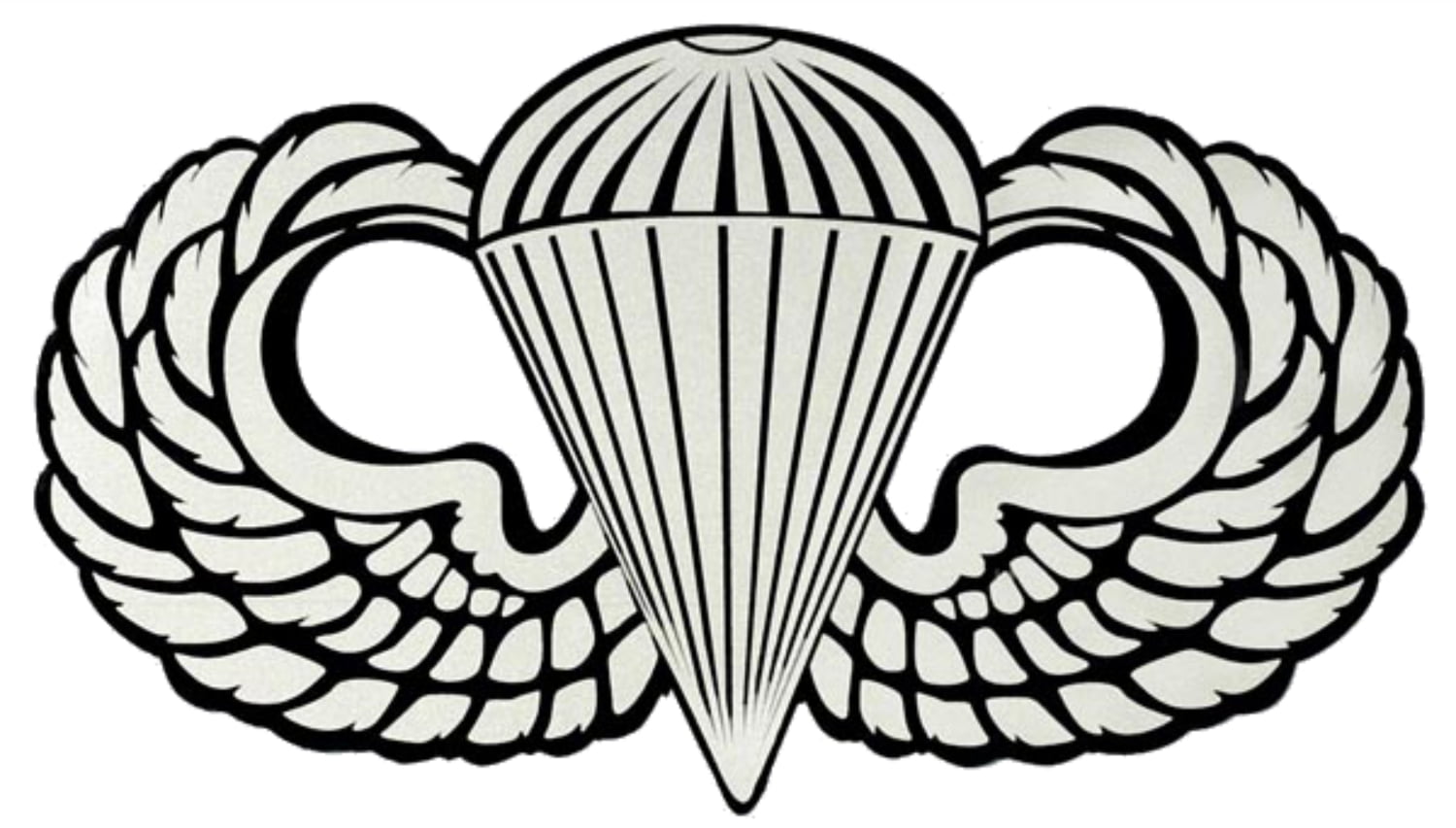 Para Wing Basic 8" Decal - Veteran Owned Business - Walmart.com