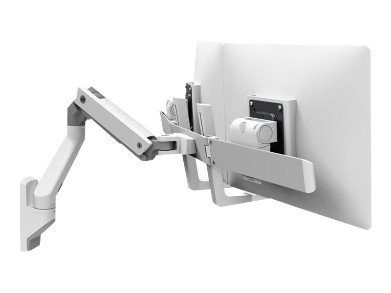 Ergotron 45-479-216 HX Wall Dual Monitor Arm (white) - Walmart.com ...