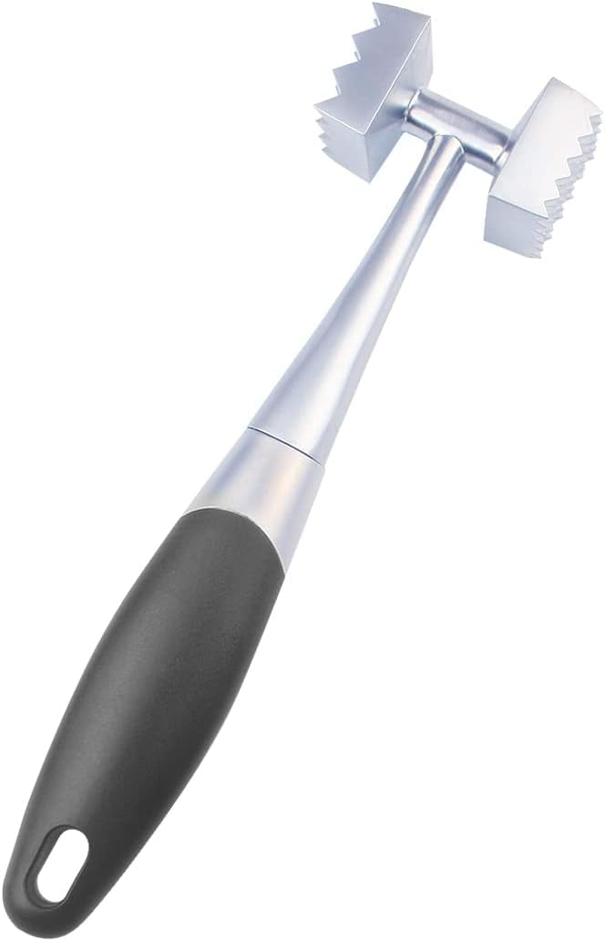 Double Sided Meat Tenderizer Meat Mallet Heavy Duty Hammer Tool Steak