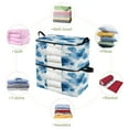 Foldable Clothes Storage Bags Clothes Organizer Bin with Clear Windows ...