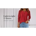 PRETTYGARDEN Women's Long Sleeve Waffle Knit Shirts Fall Casual Button ...