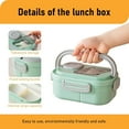 Toytexx 3-Layer Leak-Proof Bento Lunch Box, Stackable Food Container ...