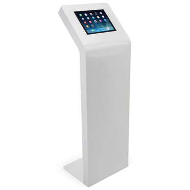 Displays2go Floorstanding Digital Tablet Enclosure, Locking ...