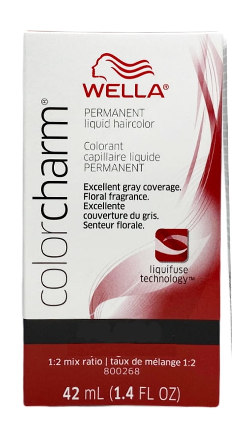 Wella COLOR CHARM, HAIR COLOR Liquid Haircolor 7R/810 red , 1.4 Oz ...
