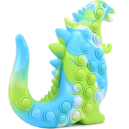 Hoshea 3D Jurassic Dinosaur Godzilla Pop Jumbo Fidget Toy , Big Poppet ...