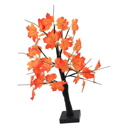 Thanksgiving Decor Centerpieces Fall Lighted Tree for Tabletop Party ...